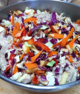 Rainbow Cabbage Slaw – Eat and Live Healthfully